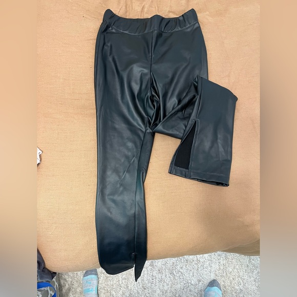 a new day | Pants & Jumpsuits | Pleather Form Fitting Pants But ...